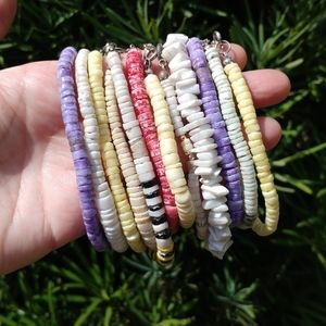 Vintage | Jewelry | Vintage Shell Bracelets | Poshmark